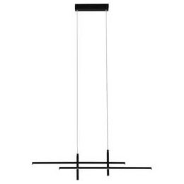 Eglo H&auml;ngeleuchte "TREPILIANO Pendellampe - Alu, Stahl - LED - 20W - IP20", schwarz, 1, H: 120cm, 1 Stk., Leuchten, H&auml;ngelampe, Deckenlampe, Wohnzimmer, Esszimmer, L110 x B7 x H120 cm, H&auml;ngeleuchte
