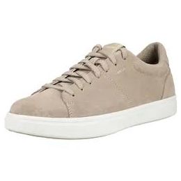 Sneaker Geox "Geox Sneaker Veloursleder", Herren, Gr. 45, sand, Veloursleder, Schuhe Sneaker