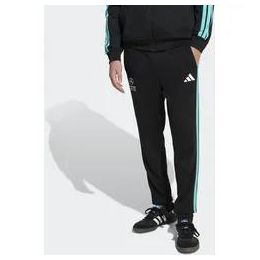 Sporthose Adidas PERFORMANCE "MERCEDES - AMG PETRONAS FORMULA 1 TEAM DNA", Herren, Gr. XL, N-Gr, schwarz, semi mint rush, normal, gr., Obermaterial: 55% Baumwolle, 36% Polyester, 9% Viskose, Hosen Sporthose