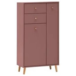 Highboard Schildmeyer "Bjarne, Breite 60,2 cm", mauve, B:60,2cm H:103,4cm T:33,05cm, FSC-zertifizierter Holzwerkstoff, Sideboards, Highboard, Made in Germany