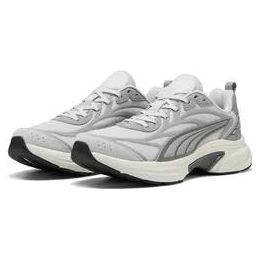 Sneaker Puma "SOFTRIDE ESCALATE", Herren, Gr. 40,5, feather gray, gray echo, Puma aged silber, warm wei&szlig;, Textil, Schuhe Sneaker, f&uuml;r vielseitige Aktivit&auml;ten, mit SOFTFOAM+ D&auml;mpfung, mit Schn&uuml;rung