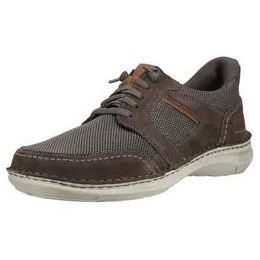 Sneaker Josef Seibel "Josef Seibel Sneaker Leder/Textil", Herren, Gr. 42, asphalt, Leder, Textil, Schuhe Sneaker