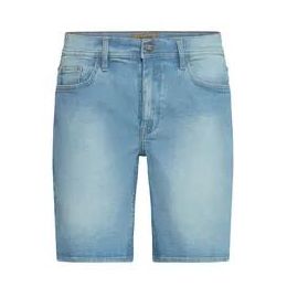 Jeansshorts Blend "Shorts BHTWISTER", Herren, Gr. L, N-Gr, blau (denim middle blau), Obermaterial: 98% Baumwolle CO. 2% Elasthan EL., Jeans Jeansshorts