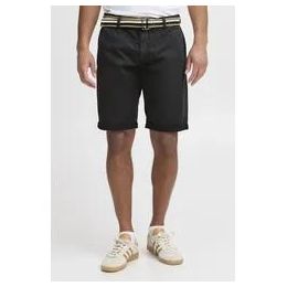 Shorts Blend "BHBruno", Herren, Gr. XXL, US-Gr&ouml;&szlig;en, schwarz, Web, 97% Baumwolle, 3% Elasthan, unifarben, regular fit kurz, Hosen Shorts, Chino Shorts mit G&uuml;rtel