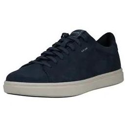 Sneaker Geox "Geox Sneaker Veloursleder", Herren, Gr. 45, blau, Veloursleder, Schuhe Sneaker