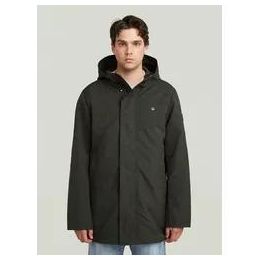 G-Star Raw Parka G-STAR "Clean Vodan Parka", Herren, Gr. XXL, asfalt, Obermaterial: 54% Elastomultiester, 46% Polyester, Jacken Parka