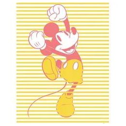 Bild Komar "Mickey Unwind", bunt (farbe bild(er): gelb, rot, wei&szlig;), B:30cm H:40cm, Holz, Papier, Bilder, Bild, Wandbild zur Dekoration im Kinderzimmer - ohne Rahmen
