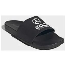 Badesandale Adidas PERFORMANCE "ADILETTE COMFORT MER BADESCHLAPPEN", Herren, Gr. 46, core schwarz, core schwarz, ftwr wei&szlig;, Synthetik, Schuhe, Mercedes AMG Motorsport