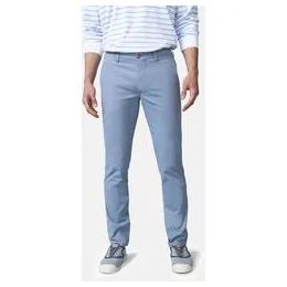 Chinos MEYER "M5 Move 1-6025", Herren, Gr. 36, L&auml;nge 34, blau, 97% Baumwolle, 3% Elasthan, unifarben, regular fit lang, Hosen, mit flexiblen Stretchbund