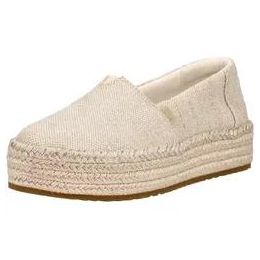 Toms Shoes Espadrille TOMS "TOMS Halbschuhe Textil", Damen, Gr. 40, gold, Textil, Schuhe Espadrille