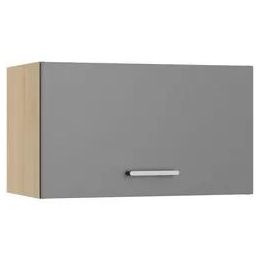 Klapph&auml;ngeschrank KOCHSTATION "KS-Lucy", basaltgrau, eiche hell, B:60cm H:35,2cm T:34,6cm, Schr&auml;nke, Breite 60 cm, mit 1 Klappe inkl. Gasdruckd&auml;mpfer