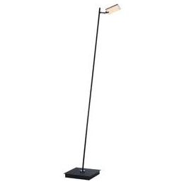NEUHAUS PURE LED Stehlampe "PURE Mira", schwarz pearl, 1, H: 129cm, 1 Stk., Leuchten, Dimmbar, CCT, Fu&szlig;schalter, Fernbedienung, drehbar, LED Stehlampe