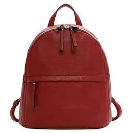 Emily & Noah Rucksack EMILY & NOAH "Rucksack E&N Tours RUE 09", Damen, Gr. B/H/T: 30cm x 30cm x 16cm, rot (wine 690), Obermaterial: 70% PVC PVC. 30% Polyurethan PU., Rucks&auml;cke Rucksack