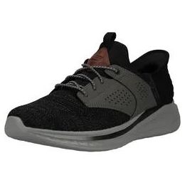 Sneaker Skechers "Skechers Sneaker Textil", Herren, Gr. 42, schwarz, grau, Textil, Schuhe Sneaker