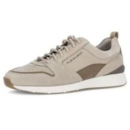Sneaker Gabor "Sneaker low", Herren, Gr. 41, beige, Schuhe Sneaker