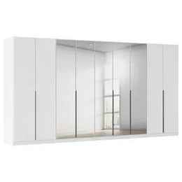 Dreht&uuml;renschrank OTTO HOME "Kleiderschrank Schrank Garderobe AGORDO mit Dekor- oder Hochglanzfront", alpinwei&szlig;, B:405cm H:210cm T:54cm, Schr&auml;nke, Dreht&uuml;renschrank, durchdachte Innenausstattung, in 8 Breiten und 2 H&ouml;hen MADE IN GERMANY