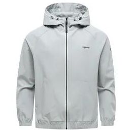 Anorak Ragwear "Roog A", Herren, Gr. L (52), grau, Obermaterial: 94% Polyester, 6% Elasthan. Innenfutter: 100% Polyester, l&auml;ssig geschnitten h&uuml;ftlang, hoch geschlossener Ausschnitt, &Auml;rmel ohne &Auml;rmelschlitz B&uuml;ndchen mit innenliegendem Gummizug, Jacken, Sportliche &Uuml;bergangsjacke mit Kapuze