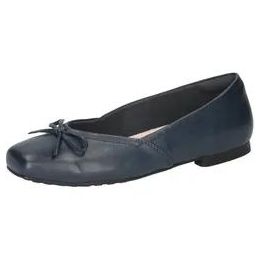 Ballerina Caprice "Caprice Ballerinas Nappaleder", Damen, Gr. 40, ocean, Nappaleder, Schuhe Ballerina