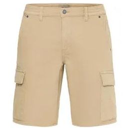 Cargojeans Blend "Cargoshorts BHBlizzard", Herren, Gr. S, N-Gr, braun (cornstalk), Obermaterial: 74% Baumwolle CO. 24% Polyester PES. 2% Elasthan EL., Jeans