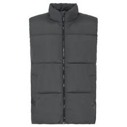 Steppweste Blend "Steppweste BHElmer", Herren, Gr. XXL, grau (forged iron), Obermaterial: 100% Polyester PES., Westen Steppweste