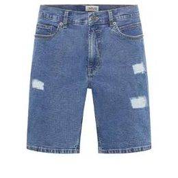 !Solid Jeansshorts SOLID "Shorts SDMITC", Damen, Gr. XXL, N-Gr, blau (light blau denim), Obermaterial: 99% Baumwolle CO. 1% Elasthan EL., Jeans Jeansshorts