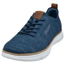 Sneaker Bugatti "Bugatti Sneaker Textil", Herren, Gr. 45, blau, Textil, Schuhe Sneaker