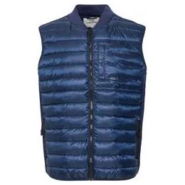 Steppweste Blend "Steppweste BHEVEREST", Herren, Gr. XXL, blau (marineblaus), Obermaterial: 100% Polyester PES., Westen Steppweste