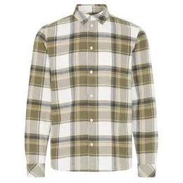!Solid Flanellhemd SOLID "Flanellhemd SDCHRIS", Herren, Gr. L, N-Gr, gr&uuml;n (dusty olive), Obermaterial: 60% Baumwolle CO. 40% Polyester PES., Hemden