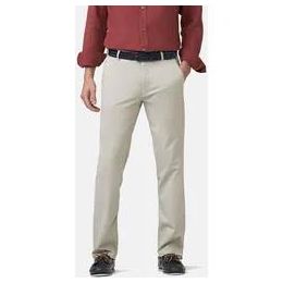 Chinos MEYER "Bonn 1-5075", Herren, Gr. 60, Normalgr&ouml;&szlig;en, beige, 96% Baumwolle, 4% Elasthan, unifarben, regular fit lang, Hosen, Modern-GOTS-zertifiziert