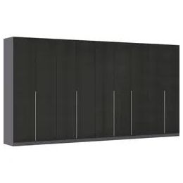 Dreht&uuml;renschrank OTTO HOME "Kleiderschrank Schrank Garderobe AGORDO TOPSELLER Schlafzimmer", graumetallic, effektgrau hochglanz, B:405cm H:229cm T:54cm, Schr&auml;nke, Dreht&uuml;renschrank, durchdachte Innenausstattung, in 8 Breiten und 2 H&ouml;hen MADE IN GERMANY, Topseller