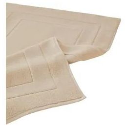 Badematte Egeria "Fresh", ivory, H:5mm, Obermaterial: 100% Baumwolle, Badematten, Badematte, 50x80 cm
