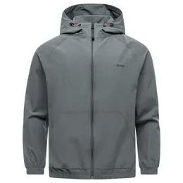 Anorak Ragwear "Roog A", Herren, Gr. XXL (56), dunkelgrau, Obermaterial: 94% Polyester, 6% Elasthan. Innenfutter: 100% Polyester, l&auml;ssig geschnitten h&uuml;ftlang, hoch geschlossener Ausschnitt, &Auml;rmel ohne &Auml;rmelschlitz B&uuml;ndchen mit innenliegendem Gummizug, Jacken, Sportliche &Uuml;bergangsjacke mit Kapuze