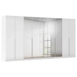 Dreht&uuml;renschrank OTTO HOME "Kleiderschrank Schrank Garderobe AGORDO mit Dekor- oder Hochglanzfront", alpinwei&szlig;, hochglanz wei&szlig;, B:405cm H:229cm T:54cm, Schr&auml;nke, Dreht&uuml;renschrank, durchdachte Innenausstattung, in 8 Breiten und 2 H&ouml;hen MADE IN GERMANY, Topseller