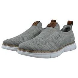Slip-On Sneaker Bugatti, Herren, Gr. 43, beige, grau, Textil, meliert, Schuhe, Sock-Sneaker, Slipper, Freizeitschuh zum Schlupfen