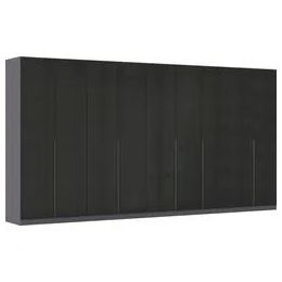 Dreht&uuml;renschrank OTTO HOME "Kleiderschrank Schrank Garderobe AGORDO TOPSELLER Schlafzimmer", graumetallic, effektgrau hochglanz, B:405cm H:210cm T:54cm, Schr&auml;nke, Dreht&uuml;renschrank, durchdachte Innenausstattung, in 8 Breiten und 2 H&ouml;hen MADE IN GERMANY, Topseller