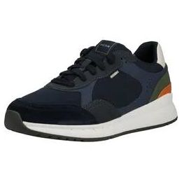 Sneaker Geox "Geox Sneaker Lederimitat/Textil", Herren, Gr. 43, avio, Lederimitat, Textil, Schuhe Sneaker