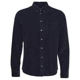 Langarmhemd Casual Friday "Langarmhemd CFAton", Herren, Gr. XXL, N-Gr, schwarz (schwarz navy), Obermaterial: 100% Baumwolle CO., Hemden