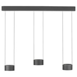 NEUHAUS PURE LED Pendelleuchte "PURE Clipse", mystic grau, 6, &Oslash; 15cm H: 40cm, 1 Stk., Leuchten, Comfort Lift, CCT, dimmbar &uuml;ber Fernbedienung, LED Pendelleuchte