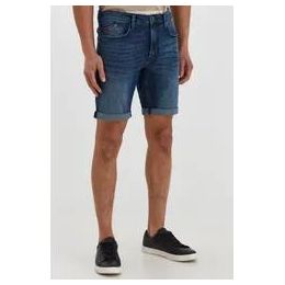 Jeansshorts Blend "BHGrilitsch", Herren, Gr. 3XL, US-Gr&ouml;&szlig;en, clear blau, Web, 98% Baumwolle, 2% Elasthan, unifarben, Basic, normal kurz, Jeans Jeansshorts, Stilvolle 5-Pocket-Jeansshorts mit leichten Destroyed-Effekten
