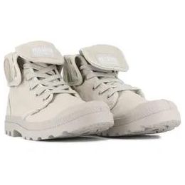 Schn&uuml;rboots Palladium "BAGGY", Damen, Gr. 44, natural grau, Textil, Schuhe Schn&uuml;rboots, Schn&uuml;rstiefel aus Canvas, umklappbarer Schaft