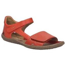 Sandale Josef Seibel "Caitlyn 03, rot", Damen, Gr. 38, rot, Obermaterial: 100% Rindsleder Leather cow., Schuhe Sandale