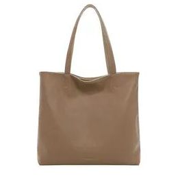 Emily & Noah Shopper EMILY & NOAH "Shopper E&N Eva", Damen, Gr. B/H/T: 39cm x 34cm x 14cm 0, grau (taupe 900), Polyurethan, Taschen Shopper
