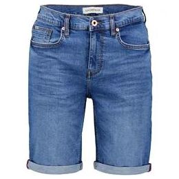 Shorts LINDBERGH "Jeans-Shorts Regular Fit", Herren, Gr. XXL, bright blau, Obermaterial: 89% Baumwolle, 9% Polyester, 2% Elasthan, regular fit, Hosen Shorts