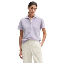 Marc O'Polo Poloshirt MARC O'POLO "aus Garment-Dyed-Piqu&eacute;-Jersey", Damen, Gr. XXL, dusty lavender, Obermaterial: 100% Baumwolle, unifarben, regular fit, normaler Saum, Shirts
