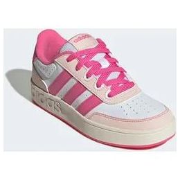 Sneaker Adidas SPORTSWEAR "BREAKBASE KIDS", M&auml;dchen, Gr. 36, cloud wei&szlig;, pink fusion, wonder quartz, Synthetik, Textil, Schuhe Sneaker, f&uuml;r Kinder & Jugendliche