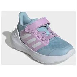 Sneaker Adidas SPORTSWEAR "TENSAUR RUN 2.0 KIDS", M&auml;dchen, Gr. 33, icey blau, ftwr wei&szlig;, bliss lila, Synthetik, Textil, Schuhe Sneaker, mit Klettverschluss, f&uuml;r Kinder & Jugendliche
