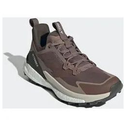 Wanderschuh Adidas TERREX "FREE HIKER 2.0 LOW", Damen, Gr. 41, trabrn, earstr, chabrn, Synthetik, Textil, Schuhe Wanderschuh