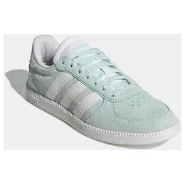 Sneaker Adidas SPORTSWEAR "BREAKNET SLEEK", Damen, Gr. 40, halo mint, ftwr wei&szlig;, ftwr wei&szlig;, Leder, Synthetik, Schuhe Sneaker