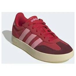 Sneaker Adidas SPORTSWEAR "BARREDA", Damen, Gr. 37, rot (betsca, blipnk, sharot), Leder, Synthetik, Schuhe Sneaker, inspiriert vom Design des Adidas handball spezial