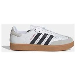 Fahrradschuh Adidas PERFORMANCE "VELOSAMBA LEATHER" Gr. 41, ftwwht, dkblau, purrub, Schuhe, Damen, 41, Leder, Fahrradschuh